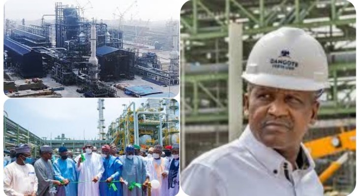 Dangote Refinery ready to begin production after receiving 6m barrels of crude oil